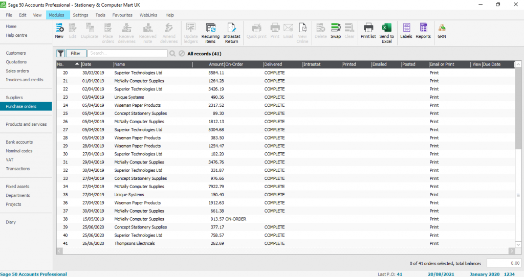 Software Packages - Aston Berkeley